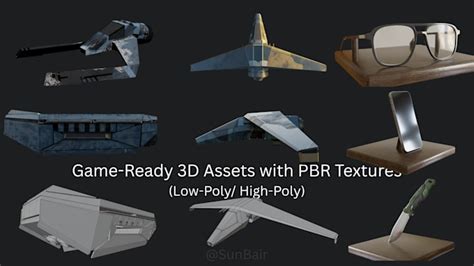 Create Game Ready 3d Assets From Concept To Final Model By Sunbair