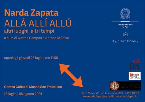 Narda Zapata Allá Allí Allú Otros Lugares Otros Tiempos Kyro Art Gallery