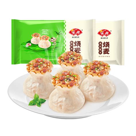 【89元4组】安井烧麦猪肉糯米300g2袋共20只早餐速冻小烧卖速食虎窝淘