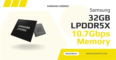 Samsung Launches 32GB LPDDR5X: Industry's Fastest