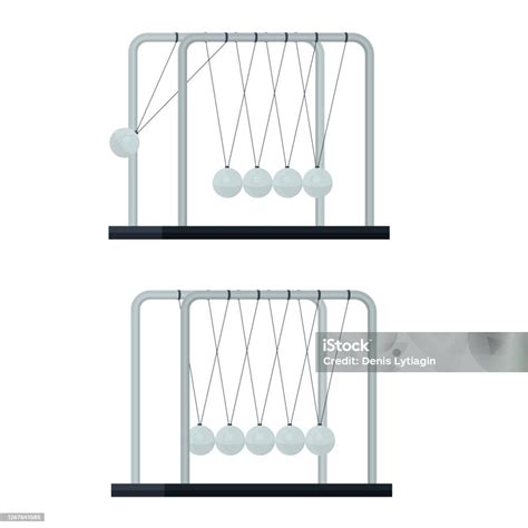 Pendulum Newton Neraca Ilustrasi Stok Unduh Gambar Sekarang Ayunan