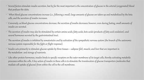 Structure And Function Of Insulin Pptx