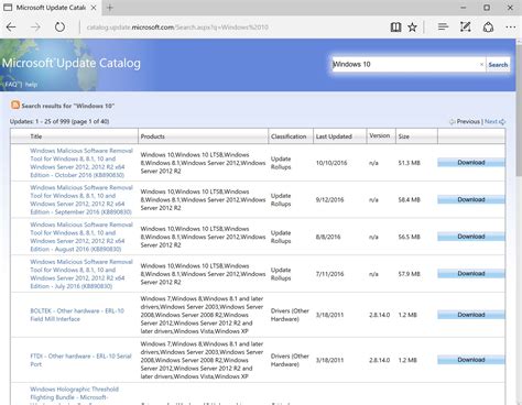 Updated Microsoft Update Catalog Site Harjit Dhaliwal