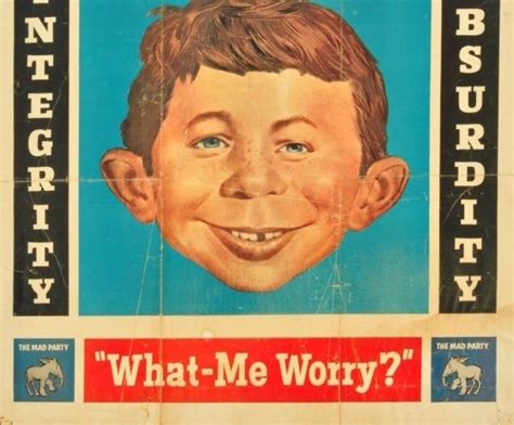 Alfred E Neuman For President 1960s Mad Poster