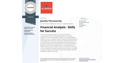 jeevitha thirumoorthy on linkedin completion certificate for financial analysis skills for