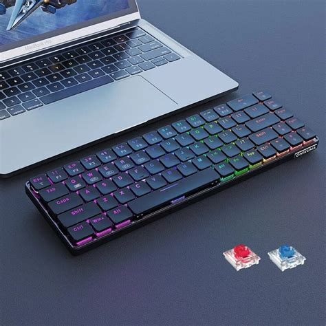 Onikuma Rgb 기계식 키보드 게임용 키보드 빨간색 파란색 스위치 기계식 짧은 샤프트 24g Bluetooth 유선 3 모드 Pc 게이머 컴퓨터 주변 장치