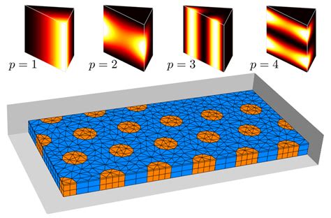 Fem Mesh Of The Phc Membrane L Geometry Used In The Sfem Simulations