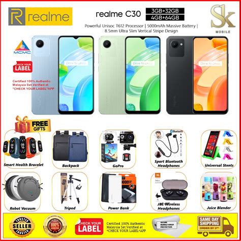 Realme C30 Powerful Unisoc T612 Processor 5000mAh Massive Battery