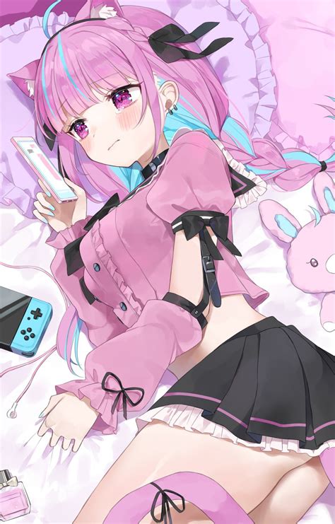 Minato Aqua Hololive Drawn By Tatsuyoshi Zawahomura Danbooru