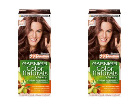 Garnier Краска для волос Color Naturals, тон 5.23 Пряный каштан, 110 мл ...