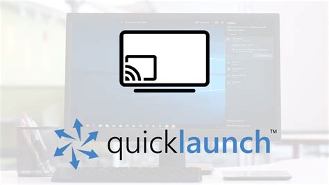 using ms connect video with quicklaunch youtube