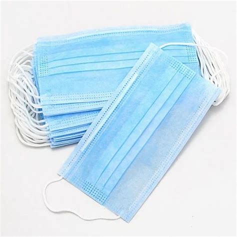 Blue Single Ply Non Woven Surgical Disposable Mask For Surgical At Best Price In Ahmedabad