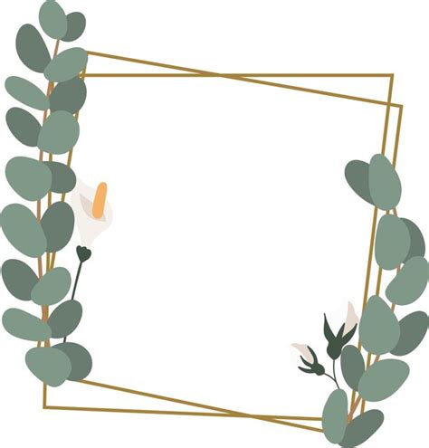 Premium Vector Floral Square Frame