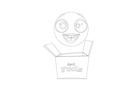 April Mop Coloring Page Design Illustration Par Artsihstudio · Creative