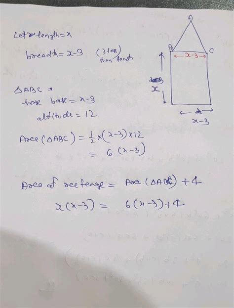 Example 12 A Rectangular Park Is To Be Designed Whose Breadth Is 3