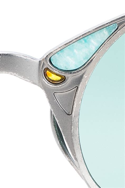 Rigards Handmade Titanium Sunglasses Rg1031ti Gray Antique X Green