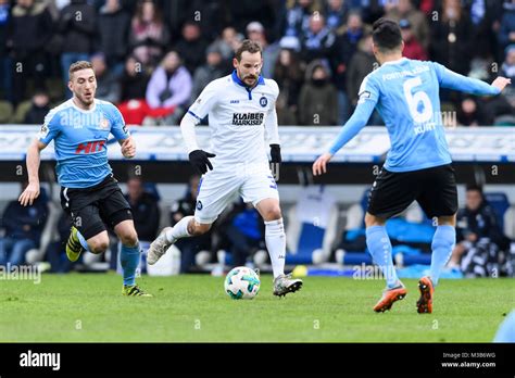 Karlsruhe Deutschland 10th Feb 2018 Robin Scheu Koeln Anton Fink Ksc Im Duels With Okan
