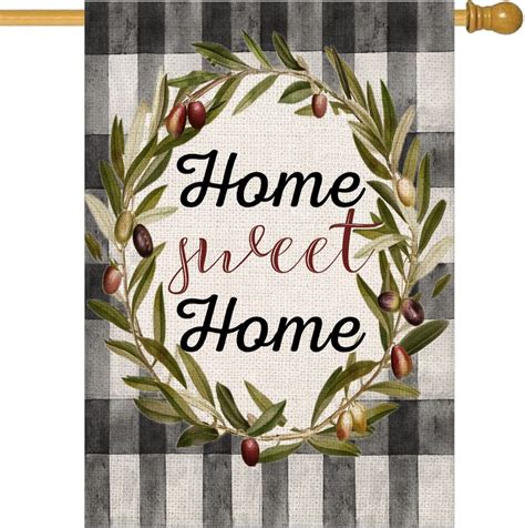 HGUAN Hello Sunshine House Flag Summer Sunflower Bee Yard Flags Double