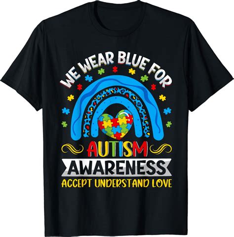 Blue For Autism Awareness Month Autism T Shirt