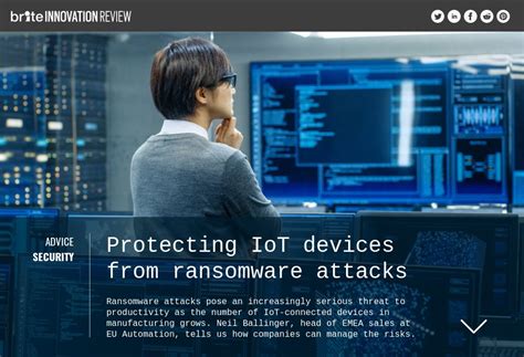 Protecting Iot Devices From Ransomware Attacks Brite Innovation