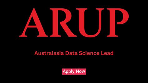 Australasia Data Science Lead At Arup Singapore Raicareer