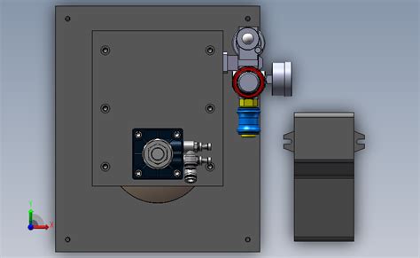半自动塑料盖压盖机 SOLIDWORKS 2012 模型图纸下载 懒石网