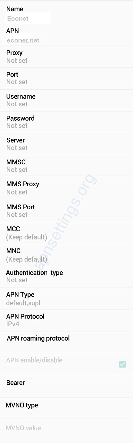 Econet 4g Internet Settings Zimbabwe 2025 5g 4g Apn Settings