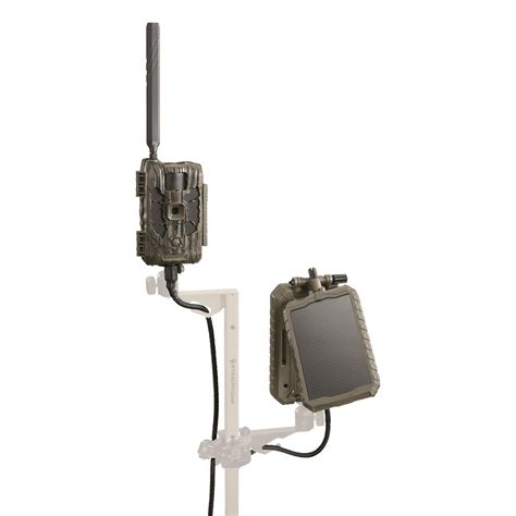 Stealth Cam Deceptor 40mp No Glo Dual Network Cellular Trail Camera With Solar Battery Pack