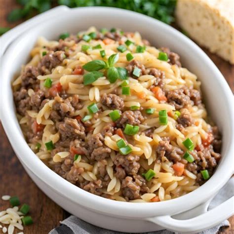 Ground Beef Orzo Recipe Cheff Recipes