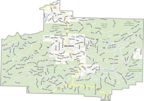 Scott County Map Arkansas Us County Maps