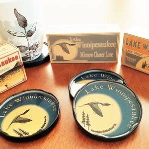 Lake Winnipesaukee Fishing Lure Boxes Make Great Lake House Cabin Decorations Etsy