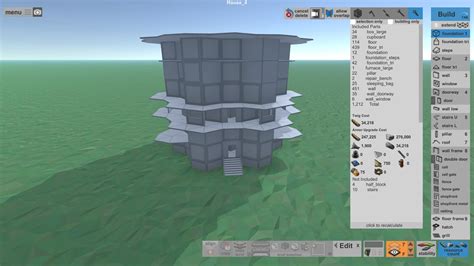 Схема большого дома Rust для клана 5 и более человек Rust Craft