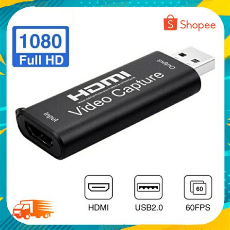 Hdmi Capture Usb 2 0 1080p Shopee Thailand
