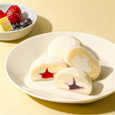 끼리 끼리 크림치즈 찰떡 4개 3종 택1 베이크치즈케익 스트로베리 블루베리 개별포장 찹쌀떡 아이스찰떡 모찌 원산지상세설명에 표시 위시버킷