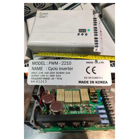 Cyclo inverter ไมมวธเซตระบบ ขอสำหรบผร เทสไฟตดปกต Model