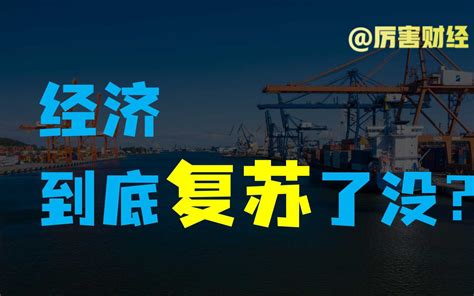 【厉害】经济到底复苏了吗？出口大超预期，楼市触底反弹，但有人却说通缩和衰退正在到来？ 厉害财经 厉害财经 哔哩哔哩视频