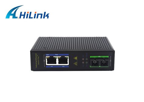 80km Max Industrial Ethernet Switch 2 Port 10 100 1000base Ethernet 1 1000base Sc Fiber