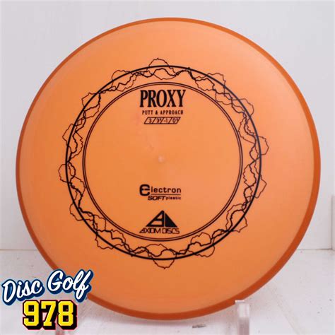 Axiom Proxy Electron Soft 171 9g Orange Orange Disc Golf 978
