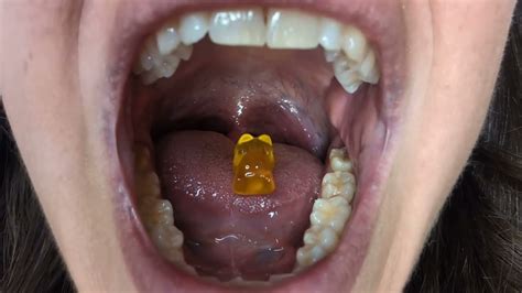 Yellow Gummy Bear Vore Slow Tease And Swallow Watch Till The End 💋