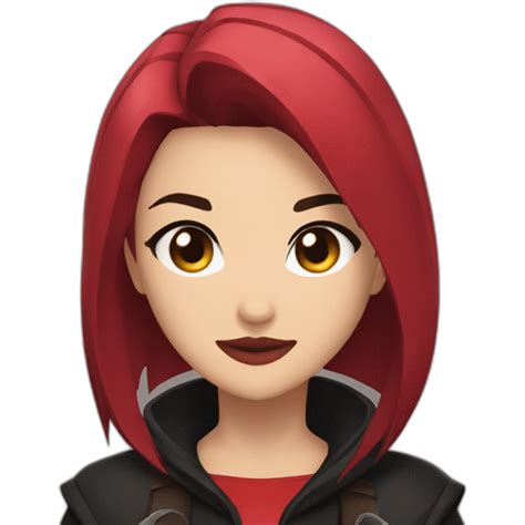 Ruby Rose From Rwby Emoji Ai Emoji Generator