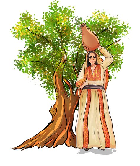 Download Olive Tree Palestine Royalty Free Stock Illustration Image