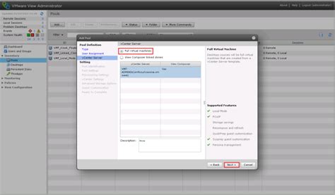 Vmware View Objective 32 Configure Automated Pools Using Full Clones Vmfocus