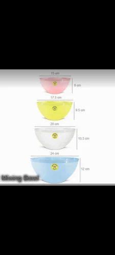 4 Red Plastic Mixing Bowl For Home At ₹ 20piece In Mumbai Id