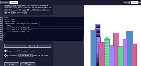 Learn Css By Building A City Skyline Step Html Css The
