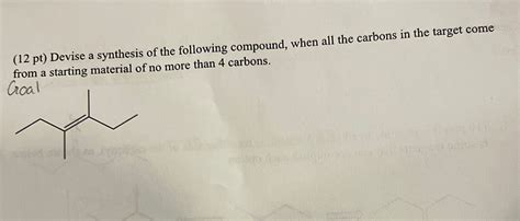 Solved by an EXPERT Devise a synthesis of the following compound, when ...