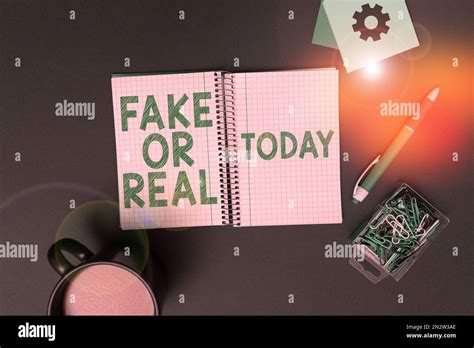 Conceptual Caption Fake Or Real Business Showcase Difference Between