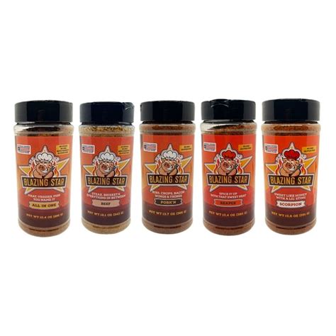 Blazing Star Bbq Ultimate Seasoning Bundle