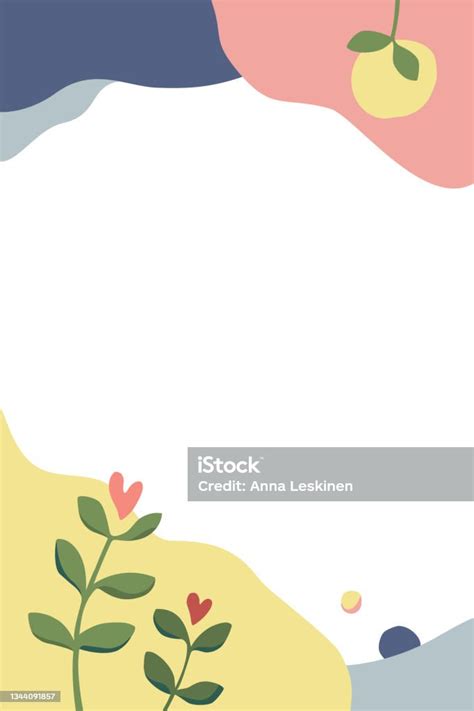 벡터 현대 미니멀 한 추상 미술 인쇄 사랑의 새싹포스터 임의의 간단한 모양 인쇄 가능한 현대 벽 예술 텍스트 광고 발표를위한 장소가있는 추상적인 식물 예술 디자인 봄에 대한