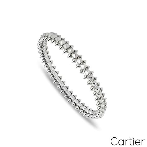 Cartier White Gold Clash De Cartier Bracelet Size 15 B6065715 Rich