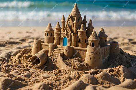 Premium Photo Beachside Sandcastle Architecture Class